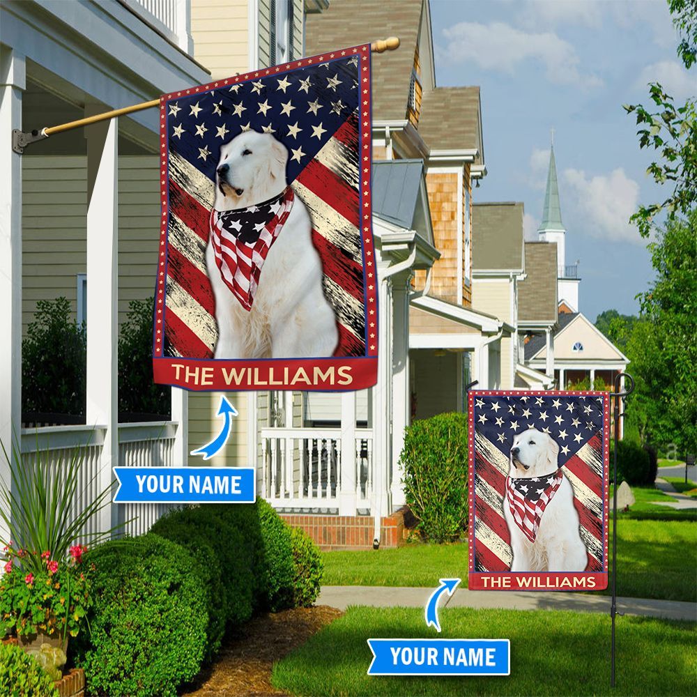 Great Pyrenees Personalized Garden Flag - Custom Dog Garden Flags - Dog ...