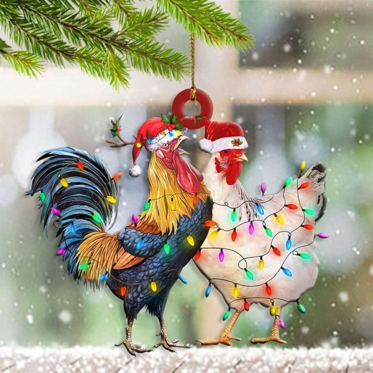 Chicken Christmas Ornaments Chicken Tree Topper Best Decorated ...