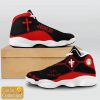 Christian Shoes, Jesus Basic Walk By Faith Custom Name Basketball Shoes ...
