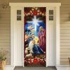 Nativity Of Jesus Door Cover, Nativity Scene Front Door Decor, Gift For ...