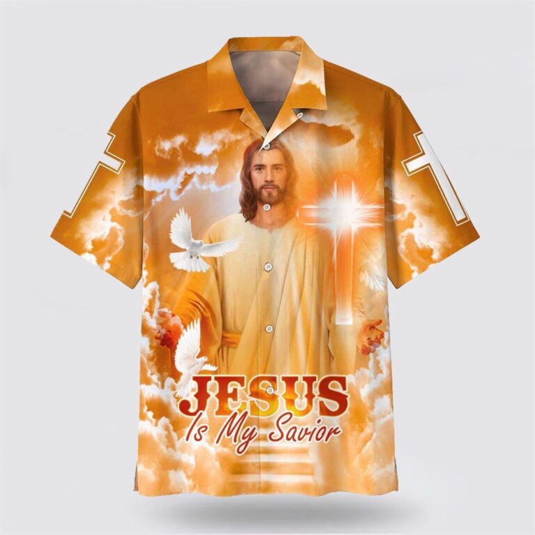 Christian Hawaiian Shirt, Jesus Is My Savior Hawaiian Shirt, Jesus ...