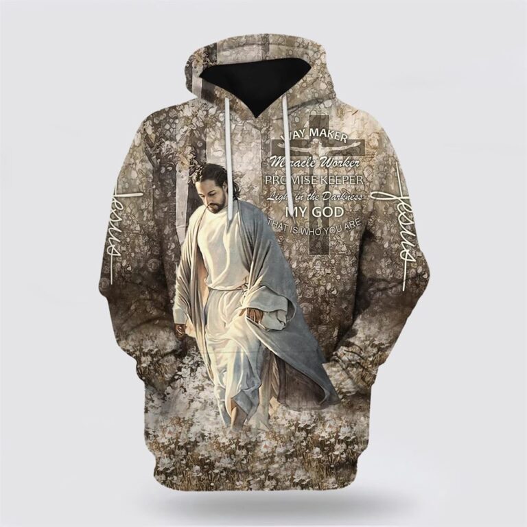 Jesus Walks On Water Faith Over Fear Lion King 3D Hoodie, Christian ...