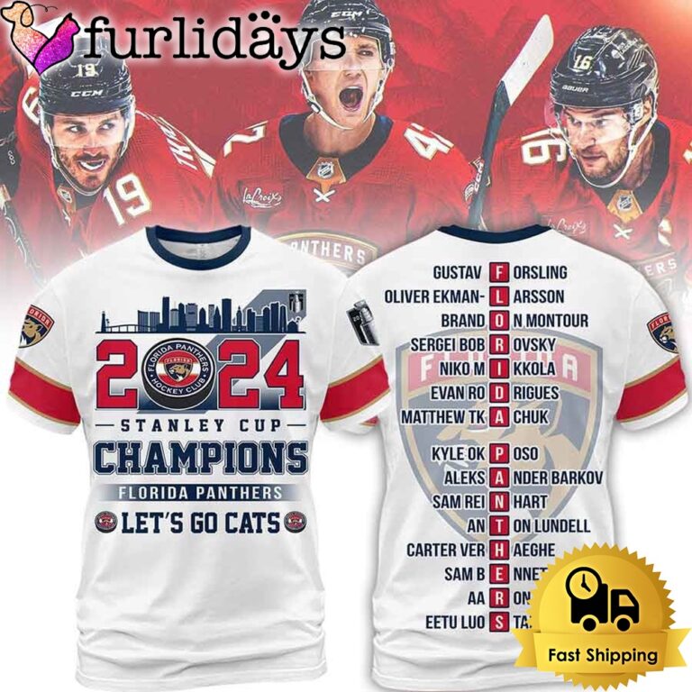 Florida Panthers 2024 Stanley Cup Champions Hawaiian Shirt