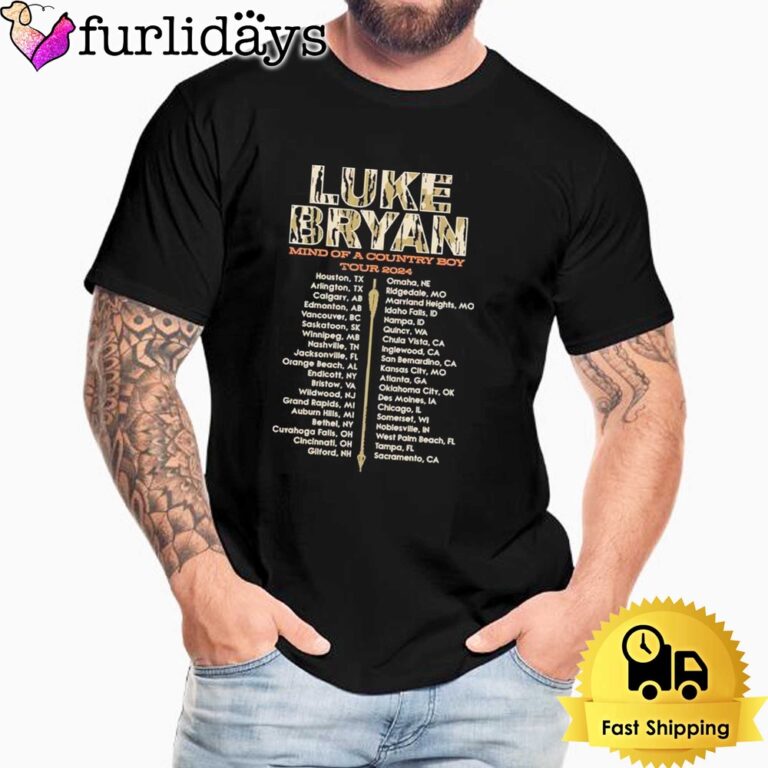 Luke Bryan Mind Of A Country Boy Tour 2024 Shirt