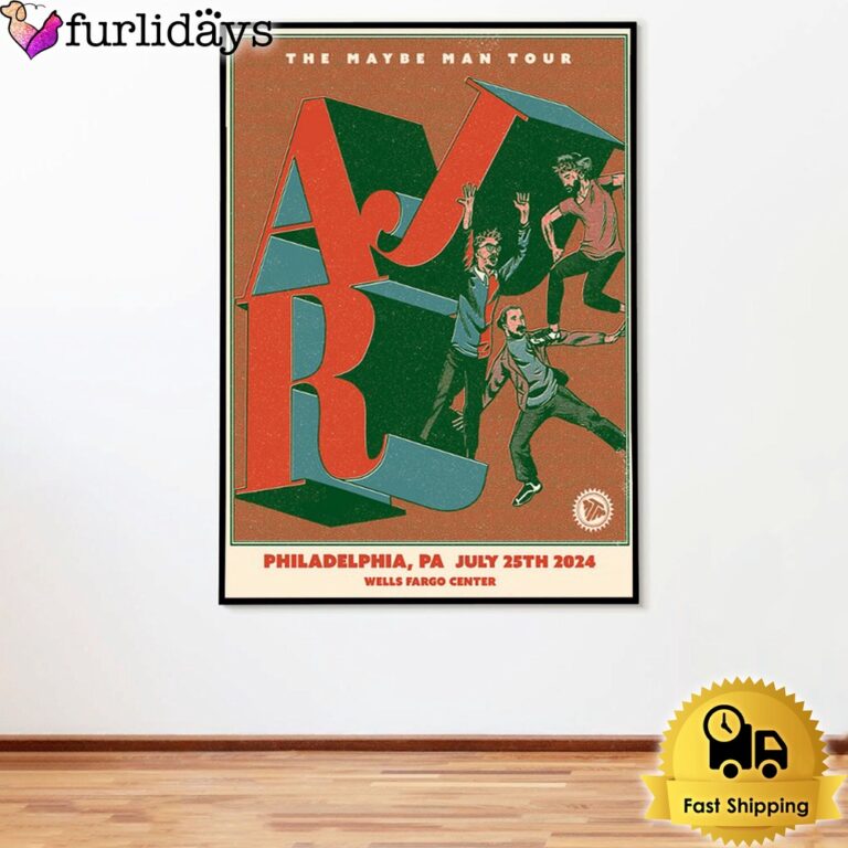 AJR Live At Madison Square Garden In New York NY On July 2024 Poster Canvas