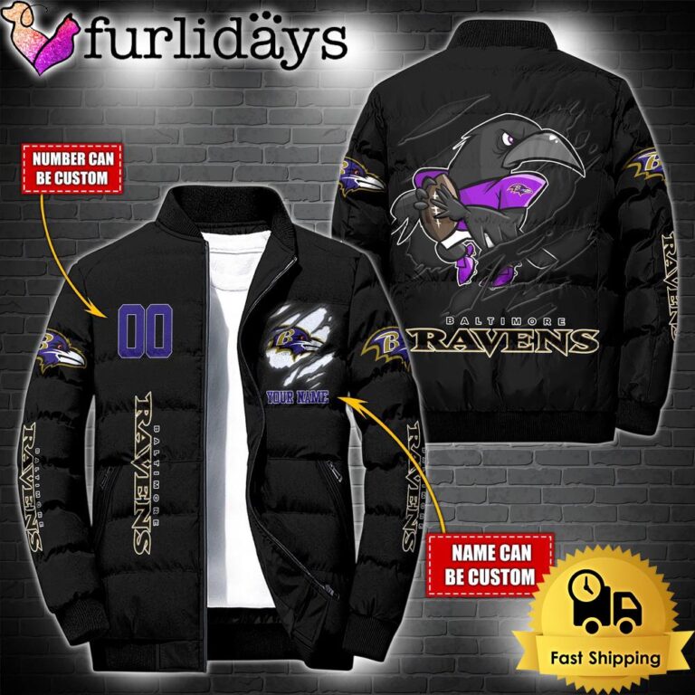 Baltimore Ravens Go Ravens All Over Print Hoodie