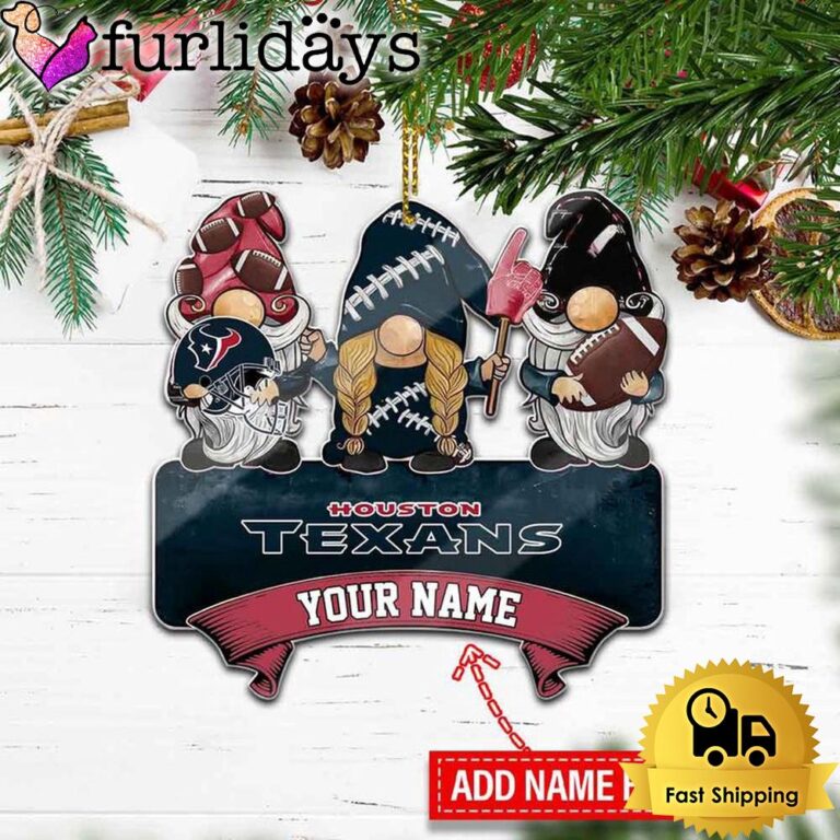 Personalized NFL Houston Texans Mascot Puffer Jacket