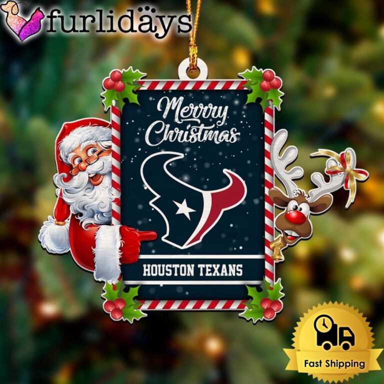 Personalized NFL Houston Texans Mascot Puffer Jacket