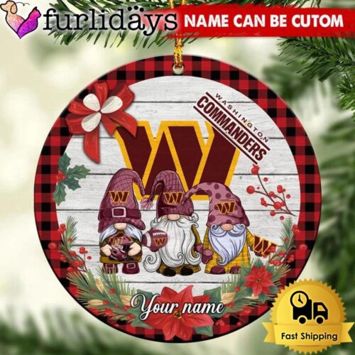 NFL Washington Commanders Santa And Reindeers Logo Team Custom ...