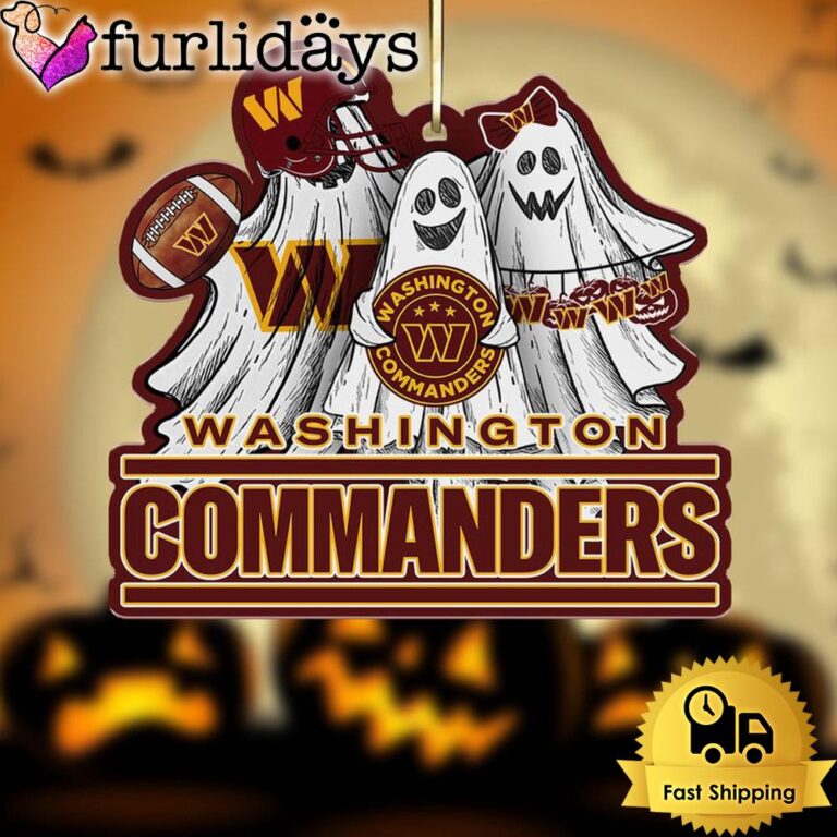 NFL Washington Commanders Santa And Reindeers Logo Team Custom ...