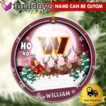 NFL Washington Commanders Santa And Reindeers Logo Team Custom ...