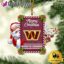 NFL Washington Commanders Santa Claus Merry Christmas Ornament