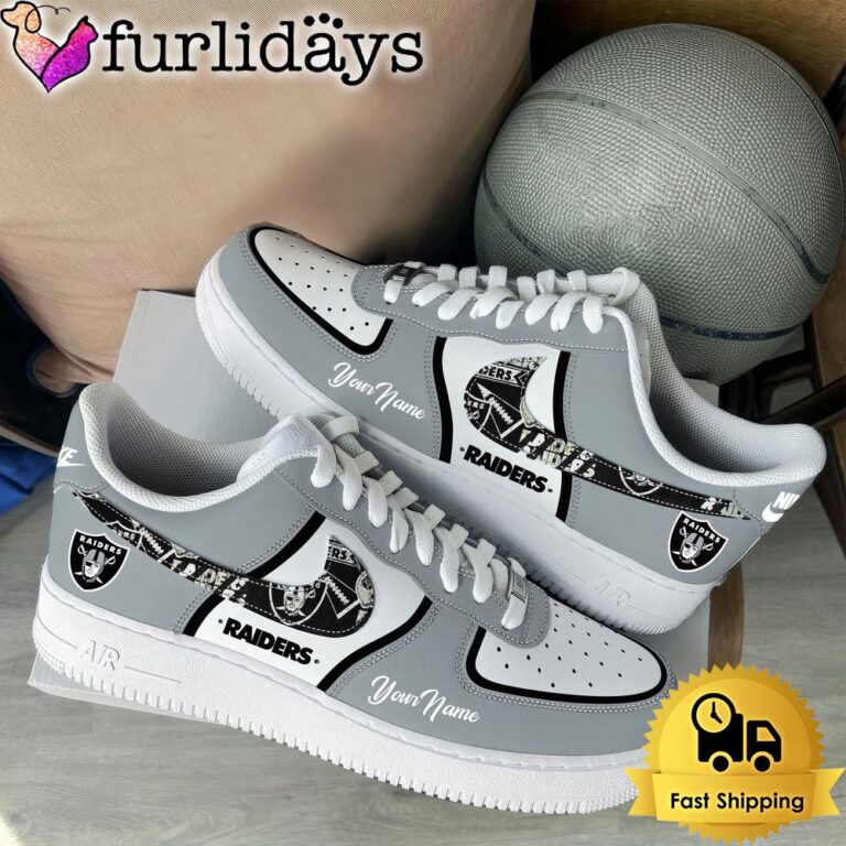 NFL Las Vegas Raiders Logo Team Limited Edition New Design Custom Air ...