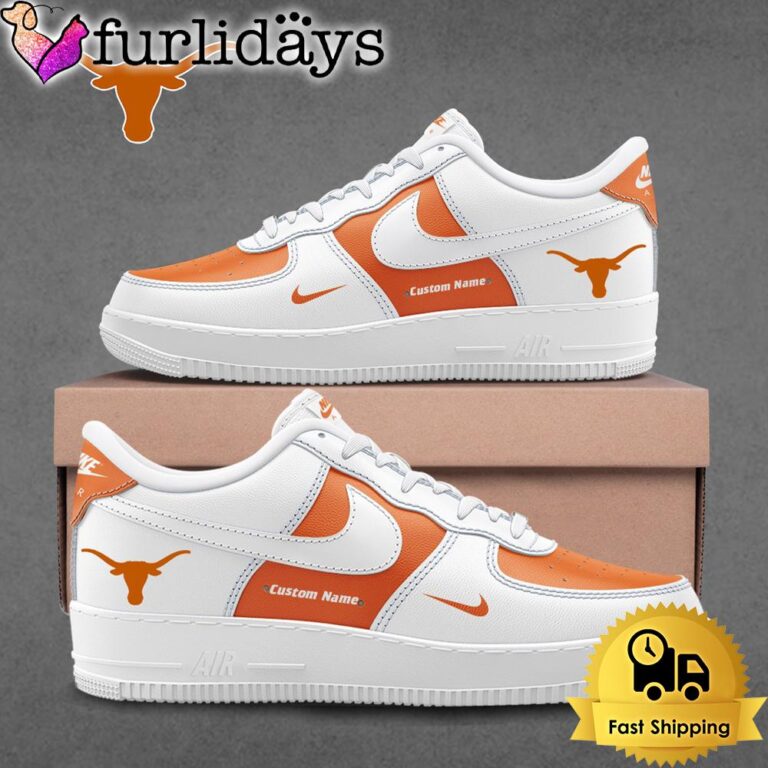 NCAA Texas Longhorns Football Logo Team Limited Edition Custom Air ...