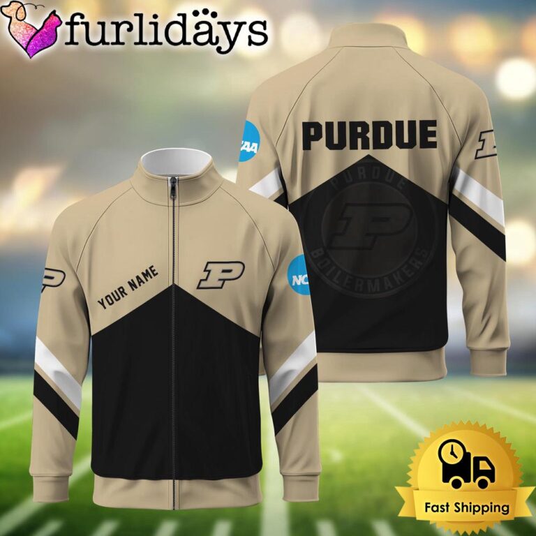 NCAA Purdue Boilermakers Mascot Logo Custom Name Baseball Cap