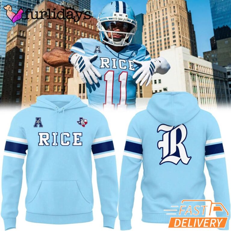 Rice Owls Football Logo 2025 Limited EditionHoodie